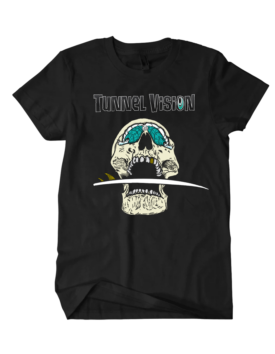 Skull Bite Tee (Black) – Tunnel Vision Store